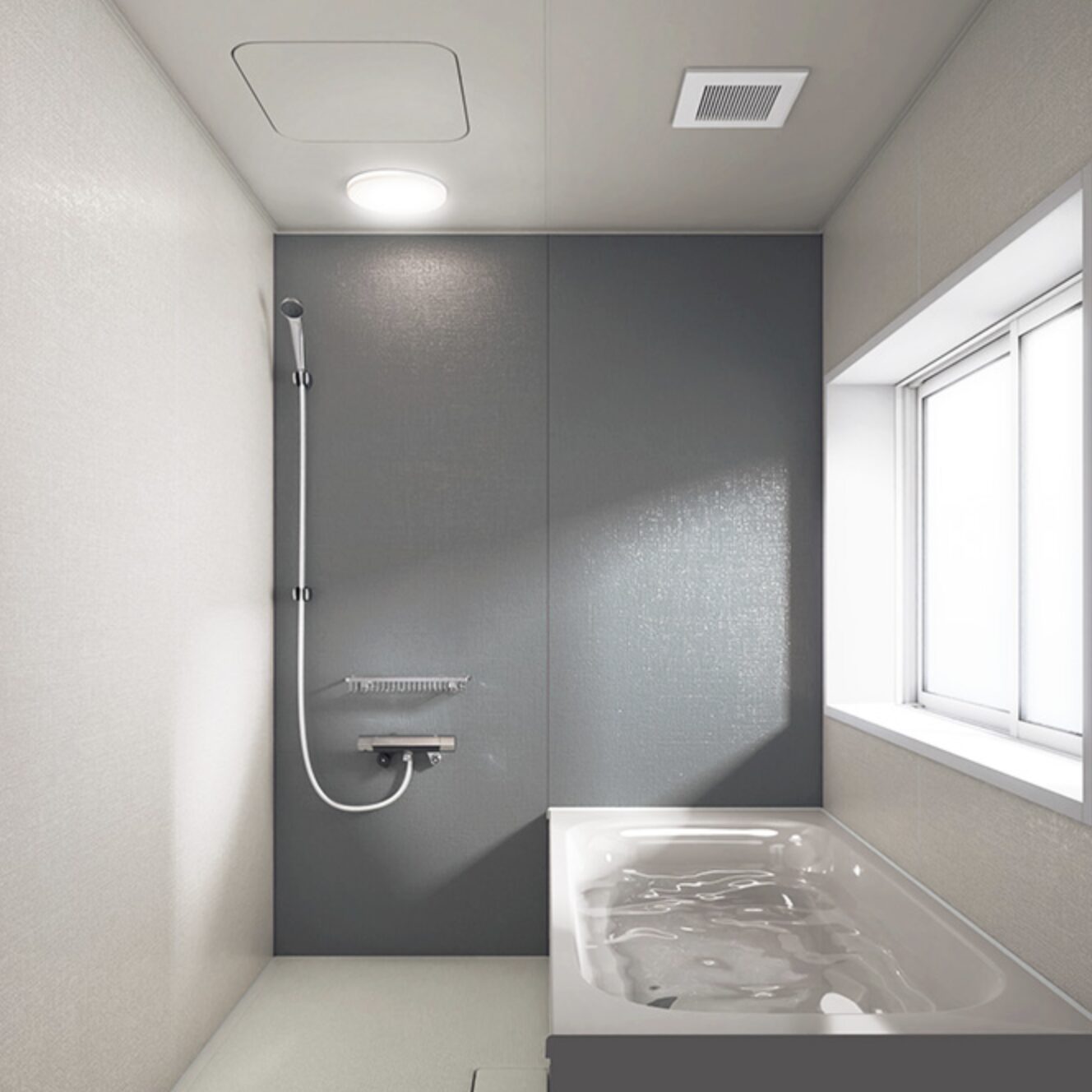 クリナップ｜rakuvia（ラクヴィア）ライトプラン｜インテリアにこだわった浴室空間へ | 株式会社ReLIFE住設【公式】